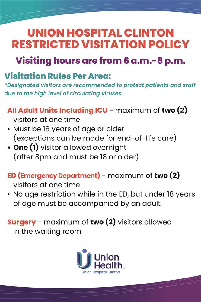Temporary Visitation Restrictions Enacted at UHTH and UHC Due to Uptick ...