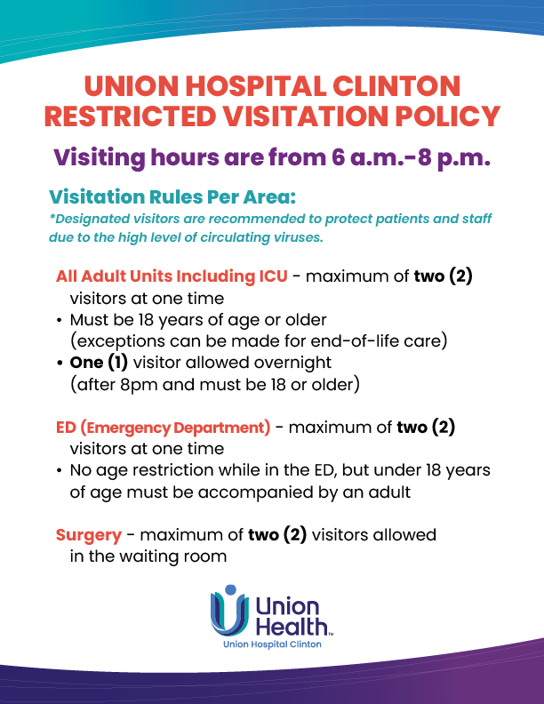 EFFECTIVE JAN. 2 - Temporary Visitation Restrictions to be Enacted at ...